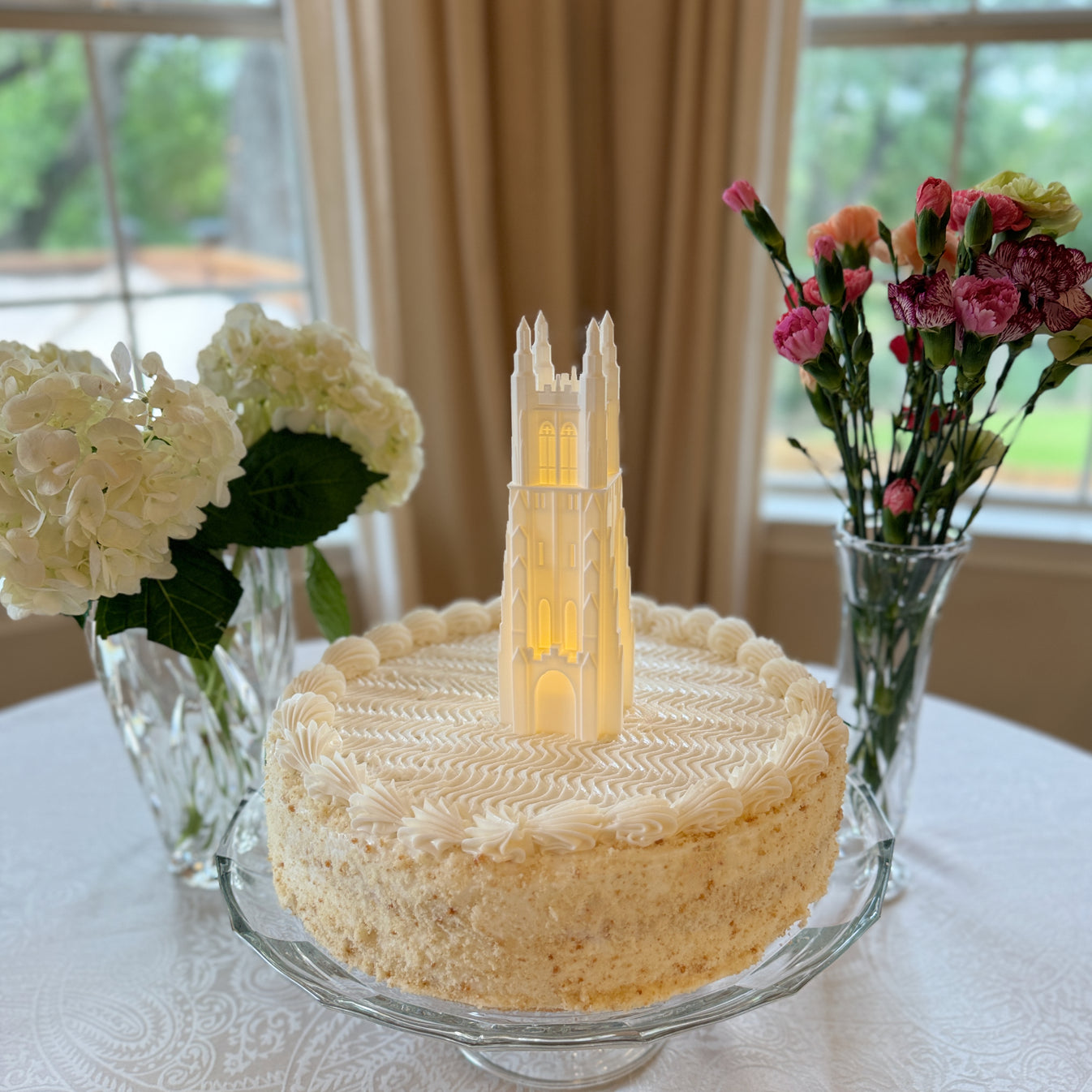 Duke Chapel Cake Topper – LED Lighted Figurine | Graduation Party Deco ...